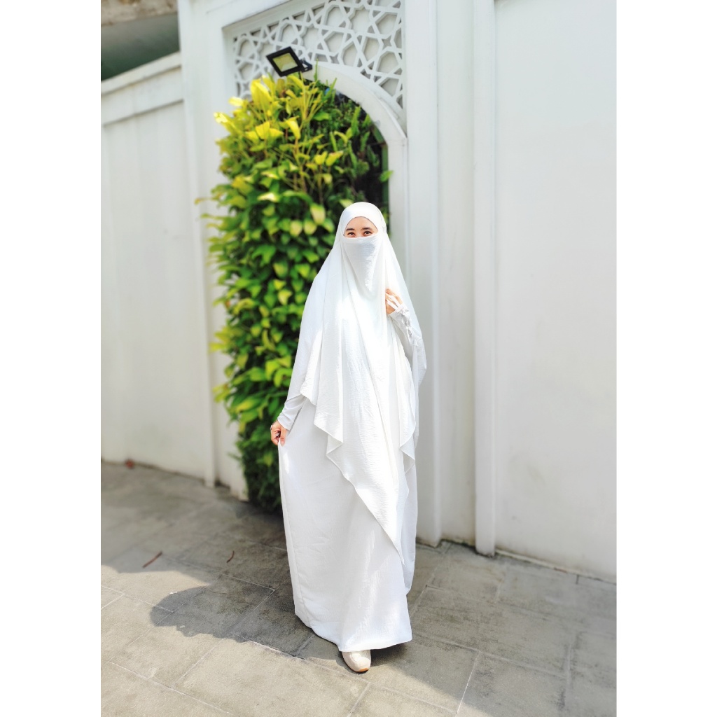 Jual Baju Gamis Abaya Set French Khimar Inara Jilbab Turki Arab Dress ...