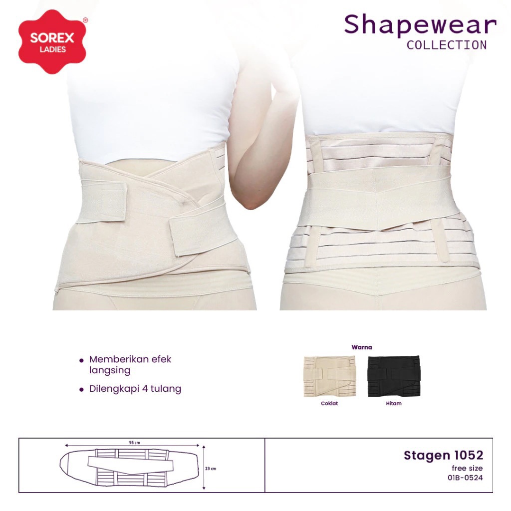 Jual Korset Pelangsing Perut Buncit Wanita Pasca Melahirkan Sorex ...