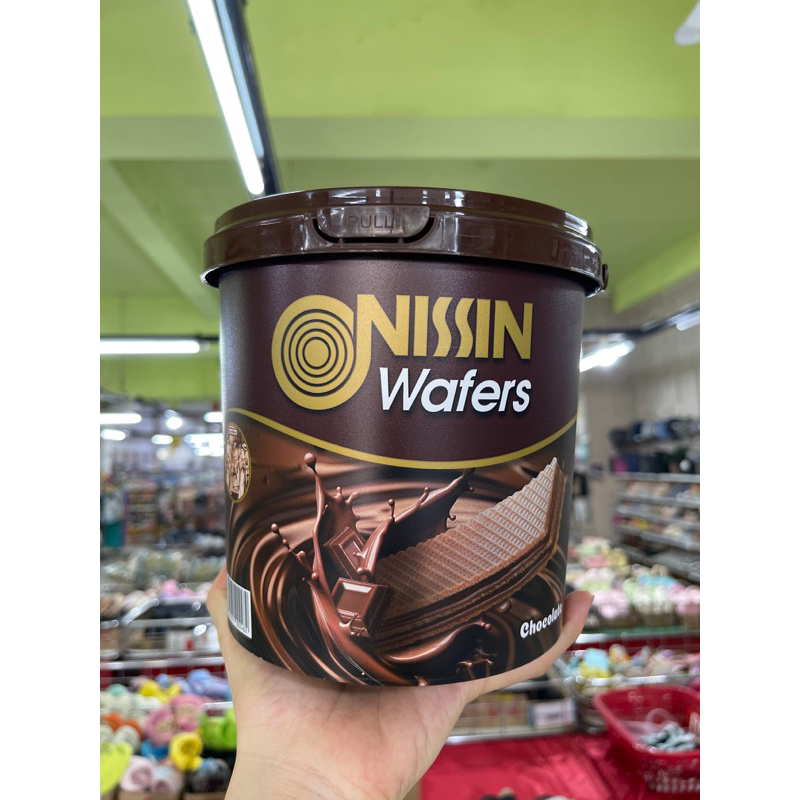Jual nissin wafer cokelat 240g - nissin wafer cokelat ember - nissin ...