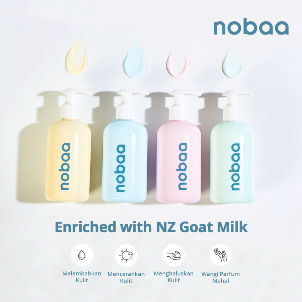 Jual Nobaa Body Milk Serum Parfume Body Lotion Pencerah | Shopee Indonesia