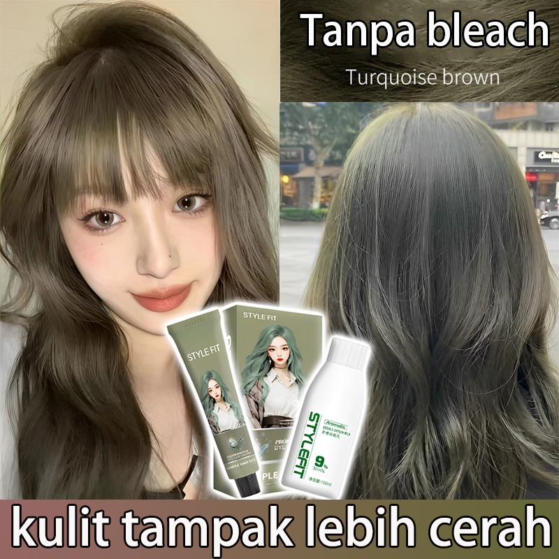 Jual 【Beli 100ml gratis 100ml】STYLE FIT cat rambut Hijau olive*200ml ...