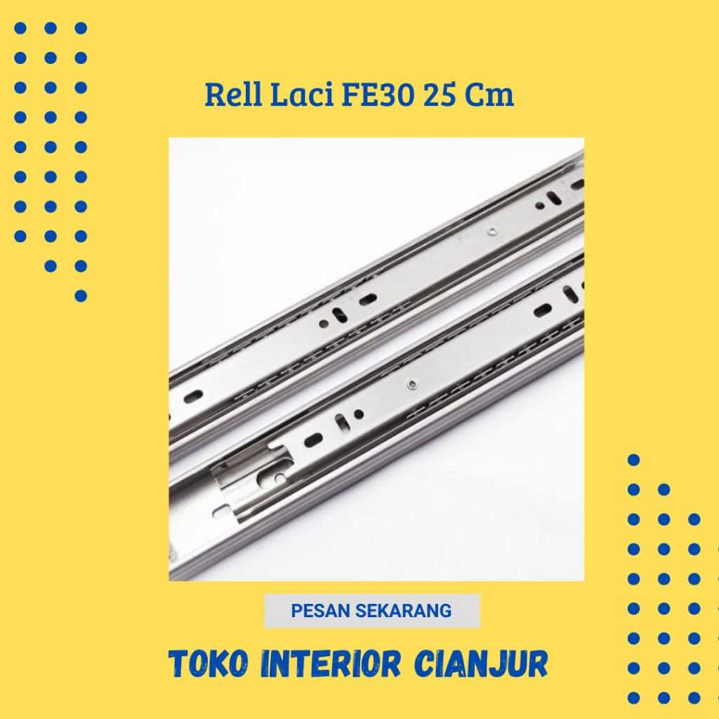 Jual Rell Laci Double Track FE30 25 Cm Huben | Shopee Indonesia