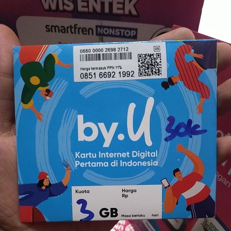 Jual Perdana Byu 1992 3GB Segel | Shopee Indonesia