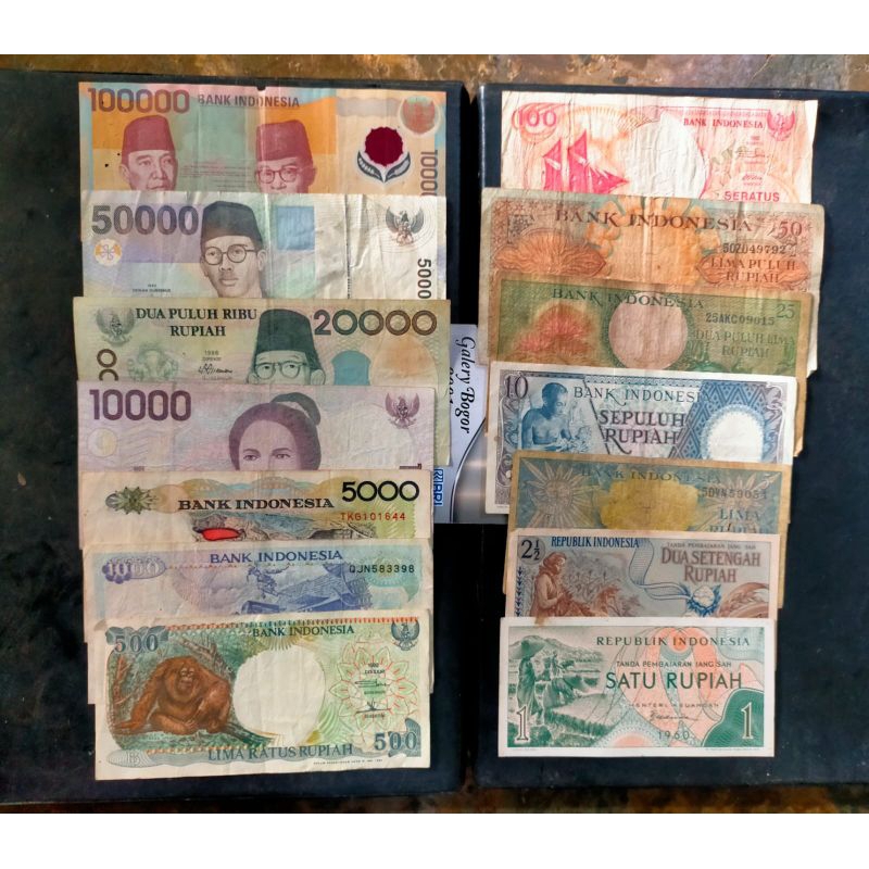 Jual komplit uang kuno 1 rupiah 5 ribu sampai Rp100000 | Shopee Indonesia