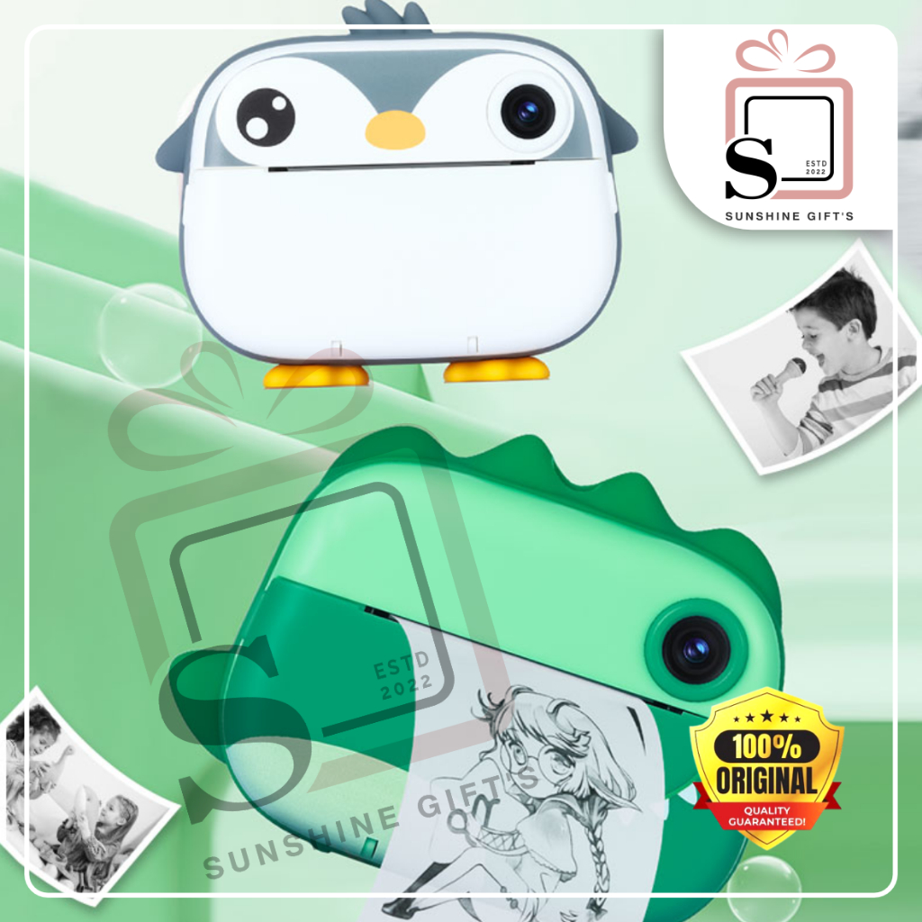 Jual Camera Digital Thermal Printer Mainan Kamera Cetak Instant Print ...