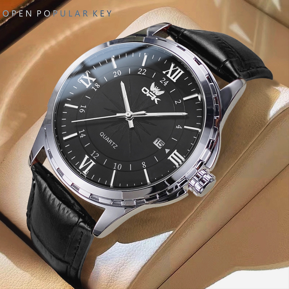 Jual OPK Jam Tangan Pria Anti Air Original 100% Keren Mewah Hadiah Set ...
