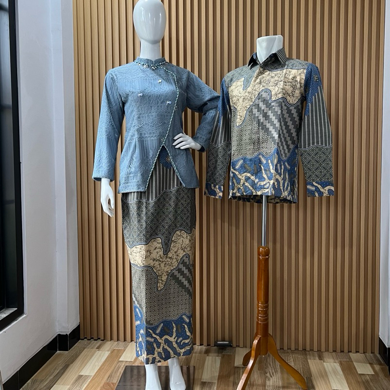Jual BATIK COUPLE ALANA DENIM | Shopee Indonesia