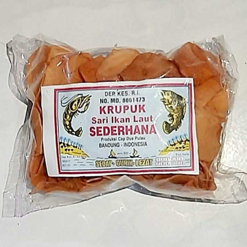 Jual Krupuk Sari Ikan Laut Sederhana Bandung | Shopee Indonesia