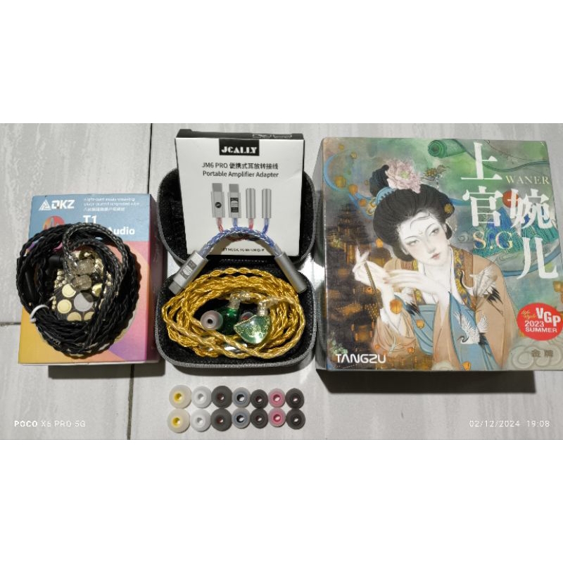 Jual Tangzhu wan'er sg jade green with mic+kabel qkzt1 | Shopee Indonesia