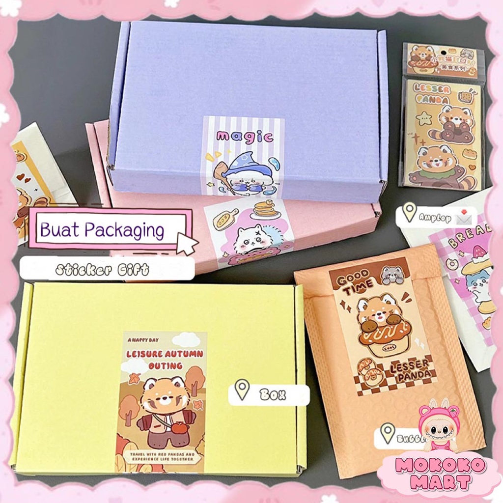 Jual MM Stiker Panjang Segel Packaging Box Stiker Packing Sticker ...