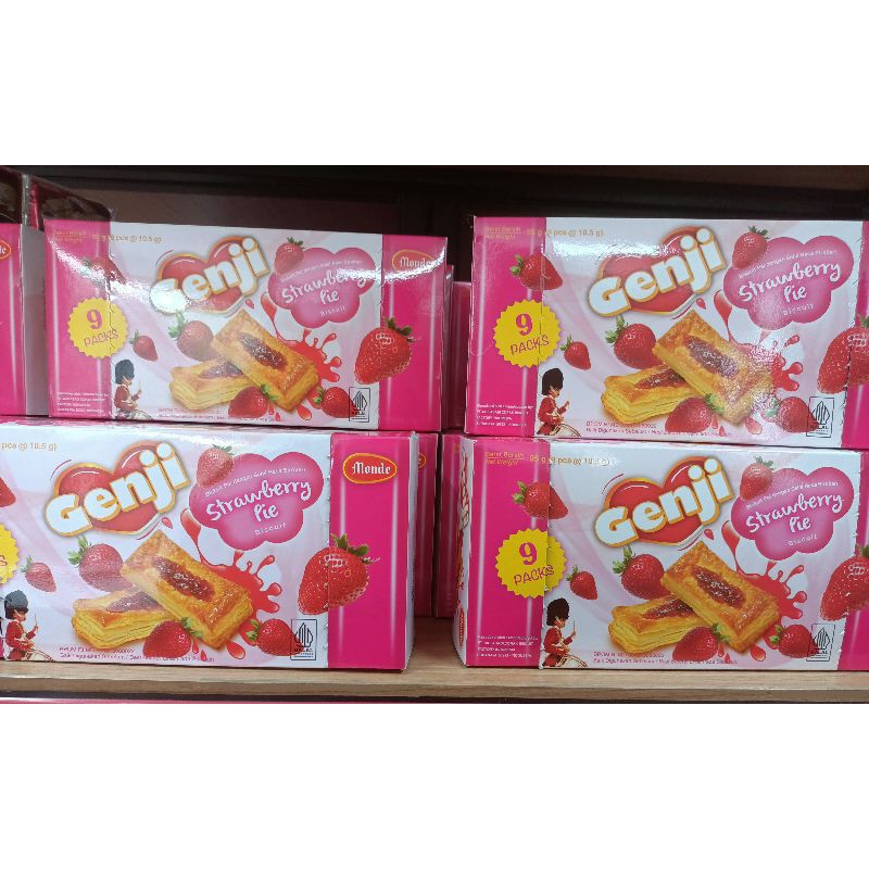 Jual PAKET MONDE GENJI PIE KEMASAN PACK 5 VARIAN RASA | Shopee Indonesia