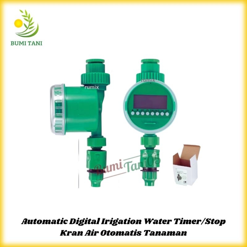 Jual Automatic Digital Water Timer/Stop Kran Air Otomatis Kebun Tanaman ...