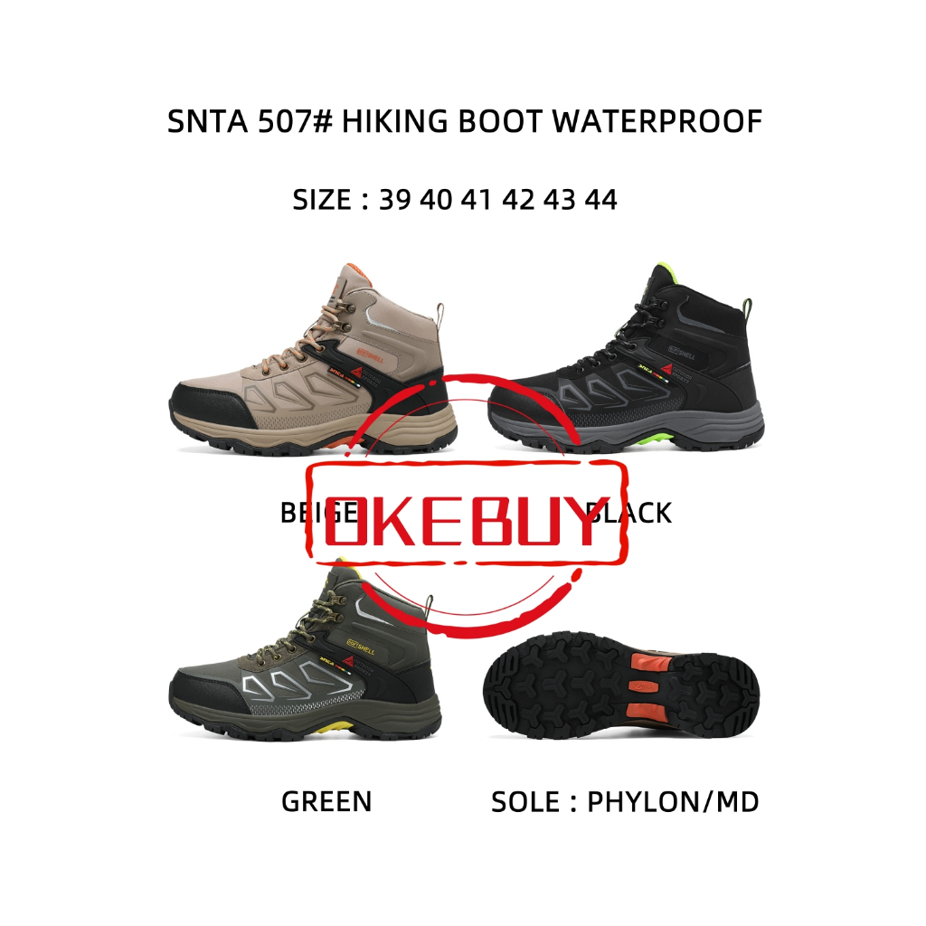 Jual Sepatu Gunung Pria Outdoor Pendaki Snta 507 Series Semi Waterproof ...