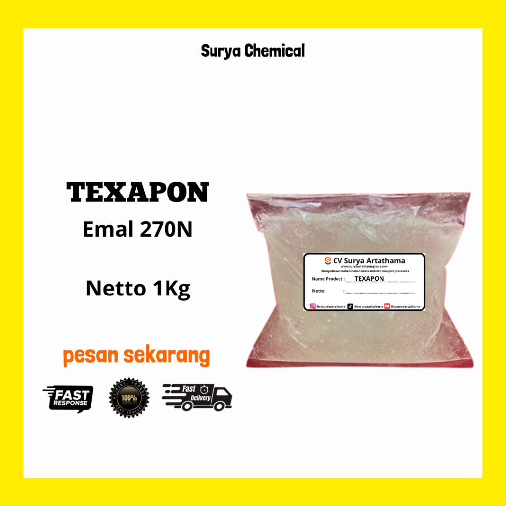 Jual Texapone N70 / Emal 270N / Bahan Sabun / SLES - 1 KG | Shopee ...