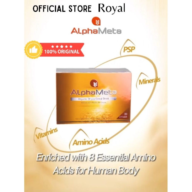 Jual Alpha Meta Alphameta Original Organic 1 Box 25 Sachet . | Shopee ...