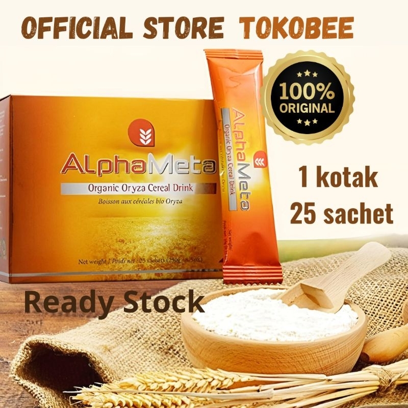 Jual ALPHAMETA ALPHA META ORIGINAL 1 BOX 25 SACHET Brown Rice Makanan ...