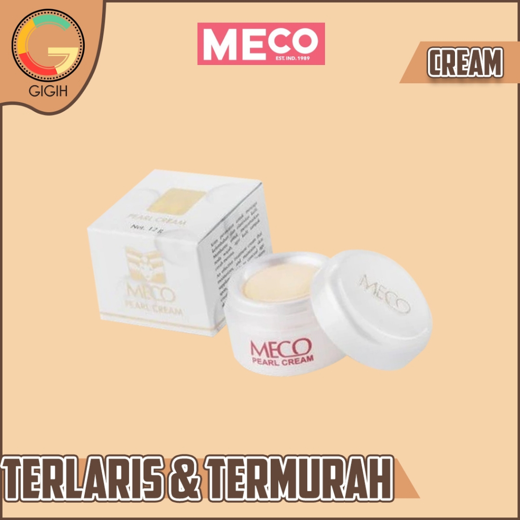Jual MECO PEARL CREAM 12GR (KRIM PERAWATAN KULIT WAJAH) | Shopee Indonesia