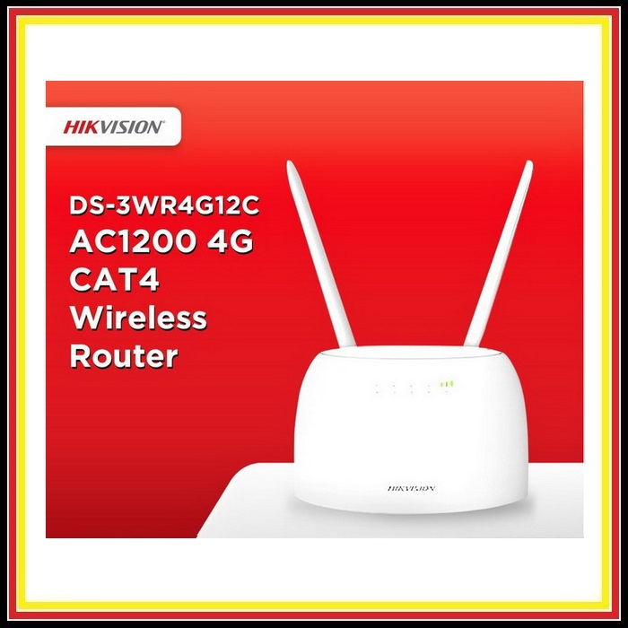 Jual Hikvision DS-3WR4G12C AC1200 4G CAT4 Wireless Router with SIM Card ...