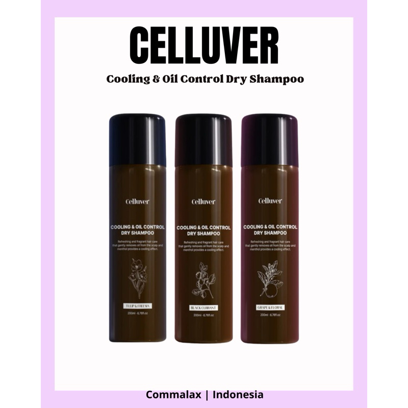 Jual CELLUVER 200ml - Cooling & Oil Control Dry Shampoo | Shopee Indonesia