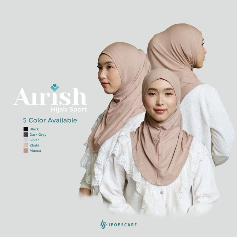 Jual Airish Hijab Sport Ipopscarf (Hijab Olahraga) | Shopee Indonesia