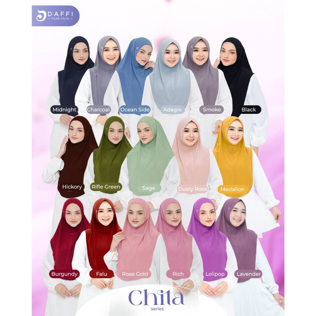 Jual HIJAB DAFFI CHITA DENGAN BAHAN YANG ADEM DAN NYAMAN DIPAKAI ...