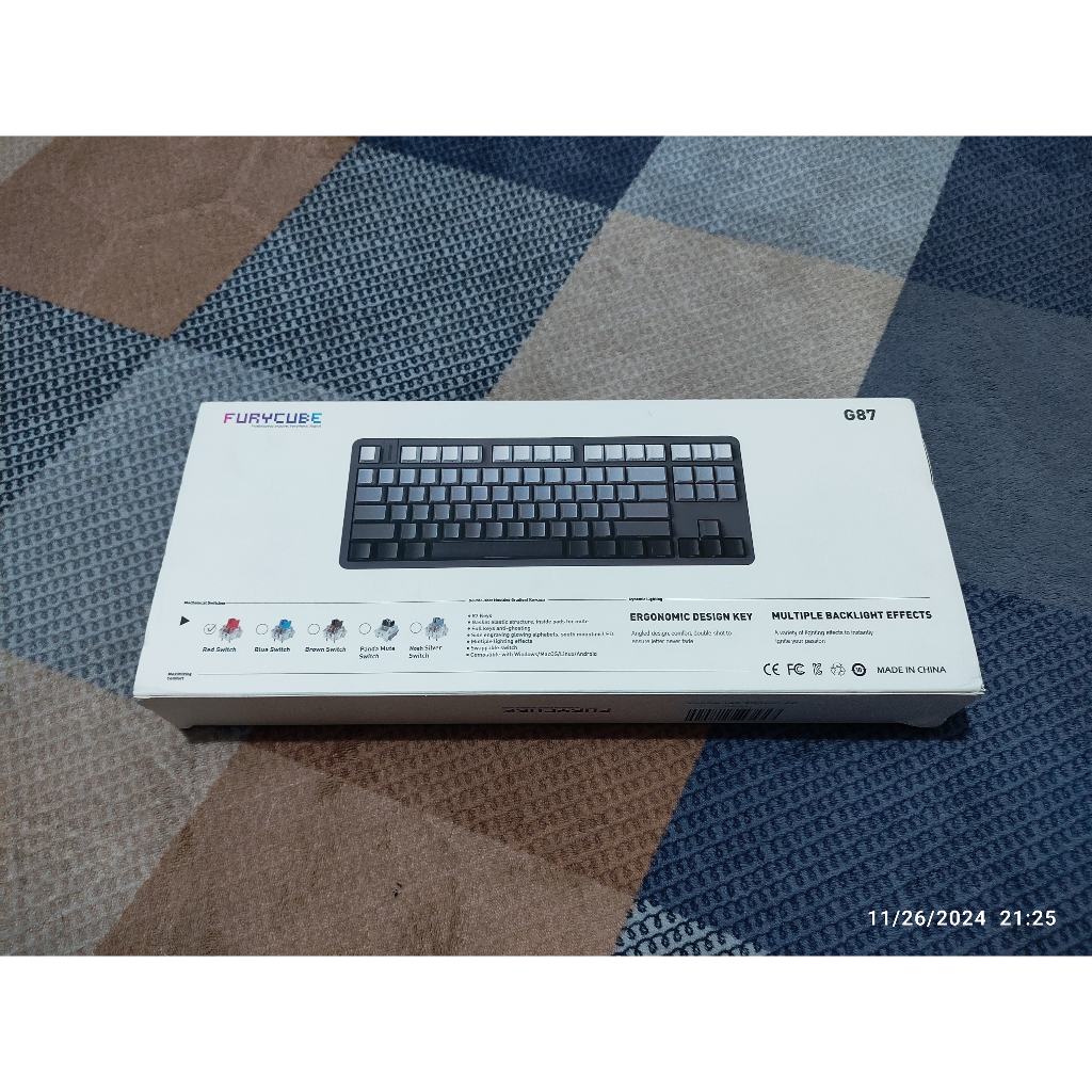 Jual Furycube G87 Keyboard Mechanical TKL Hotswap Type-C Zifriend ...
