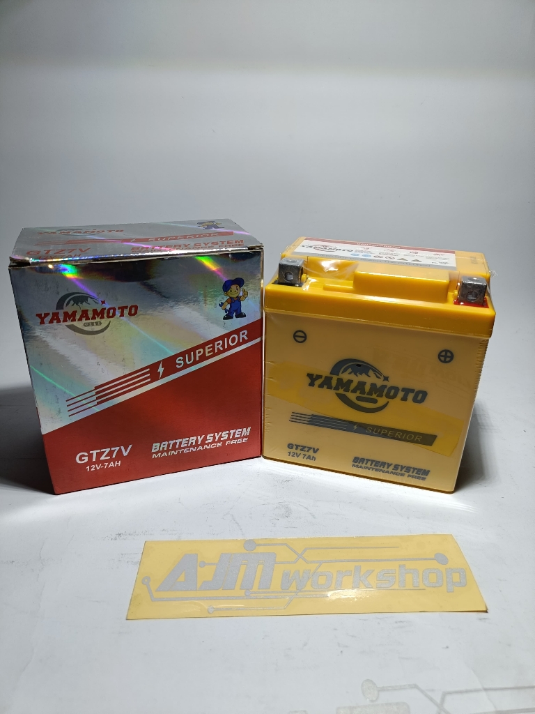 Jual AKI GTZ-7V NMAX OLD KLX150 YAMAMOTO | Shopee Indonesia