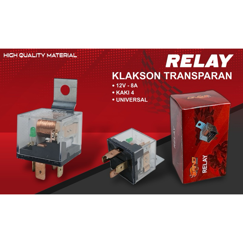 Jual ORIGINAL RELAY KLAKSON 12 VOLT 80 AMPER PREMIUM QUALITY SXC RELAY ...