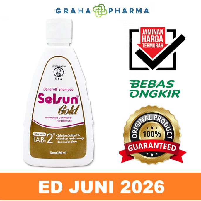 Jual SELSUN GOLD DOUBLE CONDITIONER 120ML ANTI-DANDRUFF SHAMPO | Shopee ...