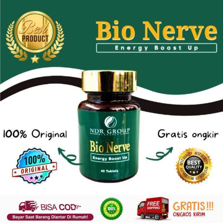 Jual Bionerve / Bio Herbal Nerve 1 Botol 40Pil Untuk Nyeri Sendi ...