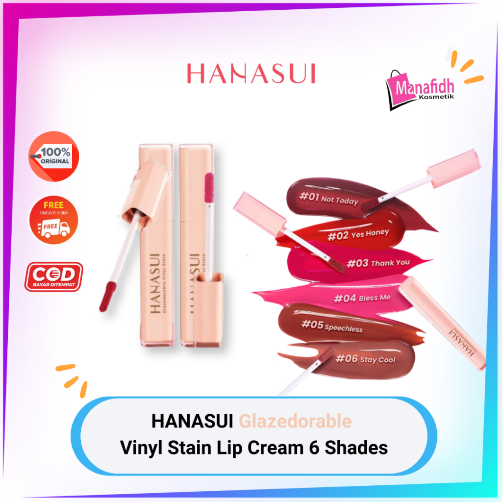 Jual Hanasui Glazedorable Vinyl Stain Original | Shopee Indonesia