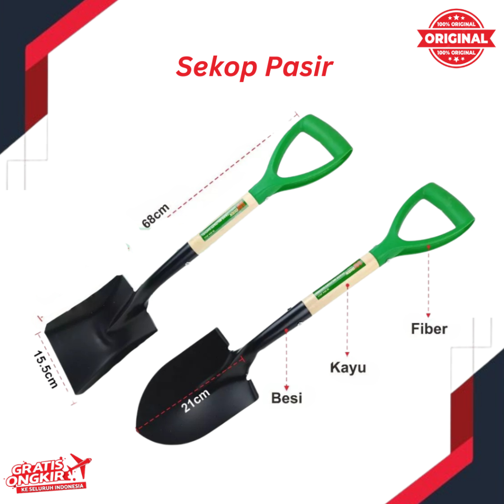 Jual SEKOP PASIR BESAR LANCIP PERSEGI SKUP BESI SKOP TAMAN WOIRX ...