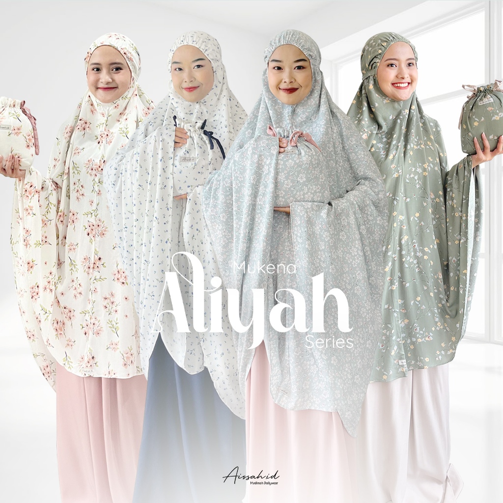 Jual Mukena Dewasa Perempuan Aliyah Series By Aissah Malang Store Mukena Motif Kekinian Mukena ...
