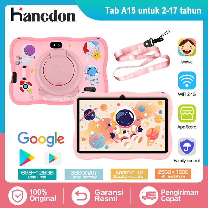 Jual Hancdon Tablet baru 7inch【6GB+128GB】Tablet Anak A15 untuk ...