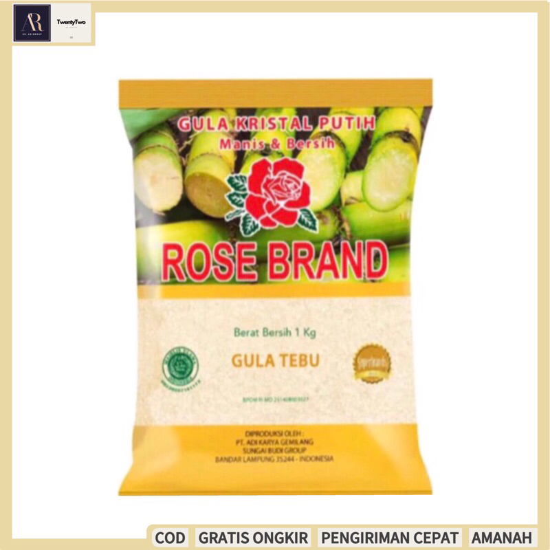 Jual Gula Kristal ROSE BRAND Kuning Premium 1kg | Shopee Indonesia