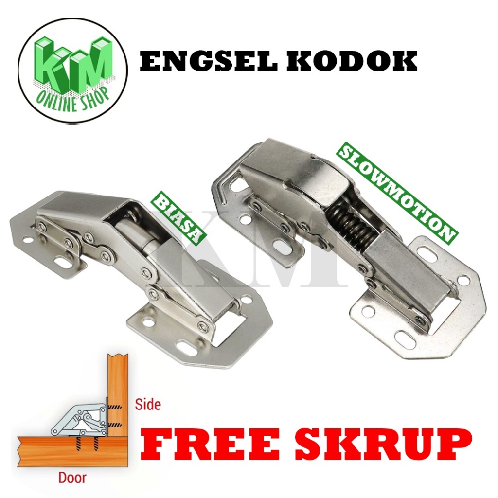 Jual Engsel Sendok Tanpa Bobok Engsel Kodok 4 Inchi Hydrolic Plate ...