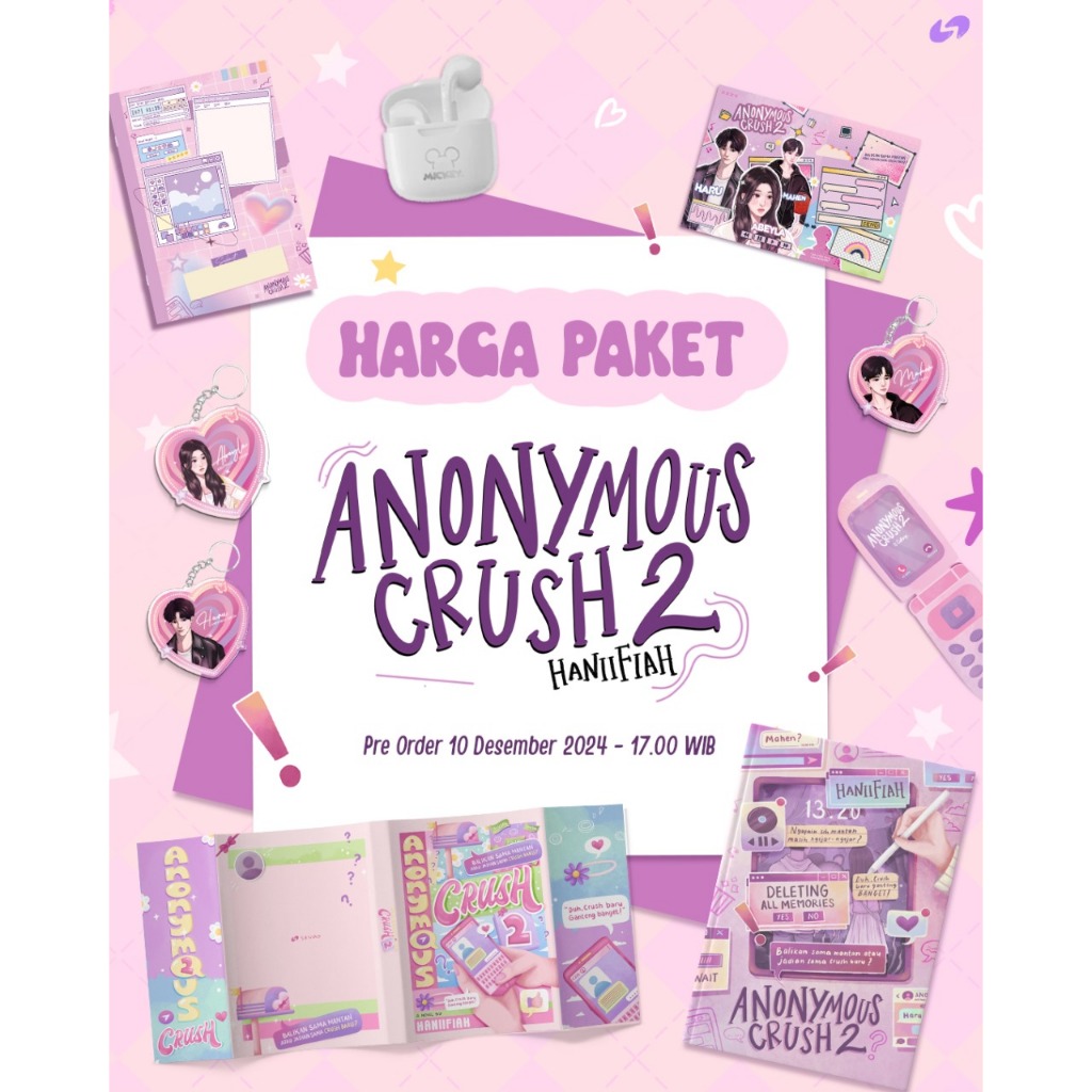 Jual NOVEL - ANONYMOUS CRUSH 2 - naazzametss - SKUAD | Shopee Indonesia