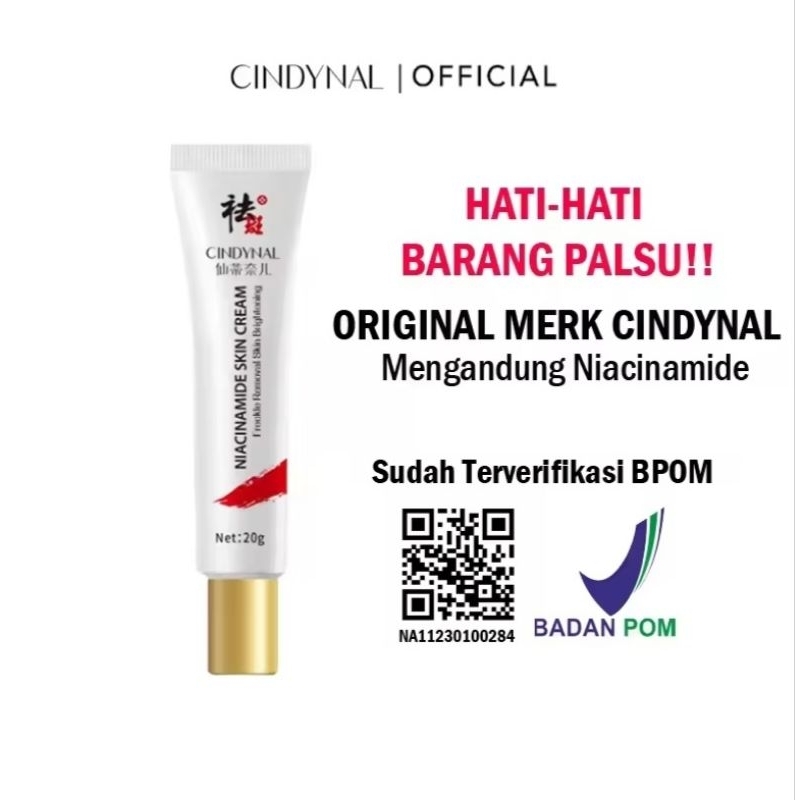 Jual Cindynal Salep Pemutih Krim Flek Hitam Membandel Menghilangkan Melasma Jerawat Tempat ...