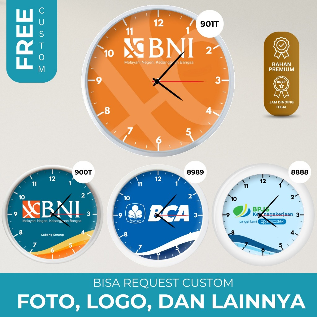 Jual JAM DINDING COSTUME [PRE ORDER 1-2 Hari ] BEBAS DESAIN JAM DINDING ...