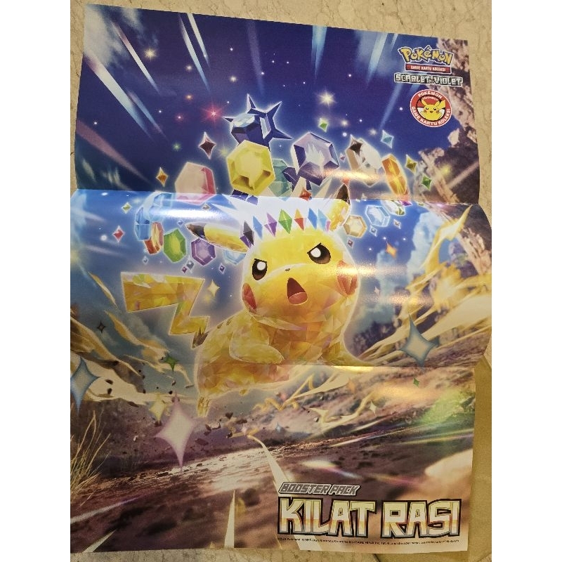 Jual POSTER Kilat RasI ORI Pokemon Indonesia | Shopee Indonesia