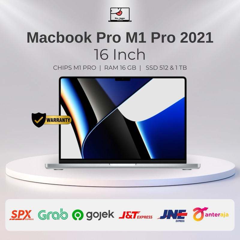 Jual Macbook Pro 16-Inch M1 Pro 2021 | 512 GB | 1 TB | Shopee Indonesia