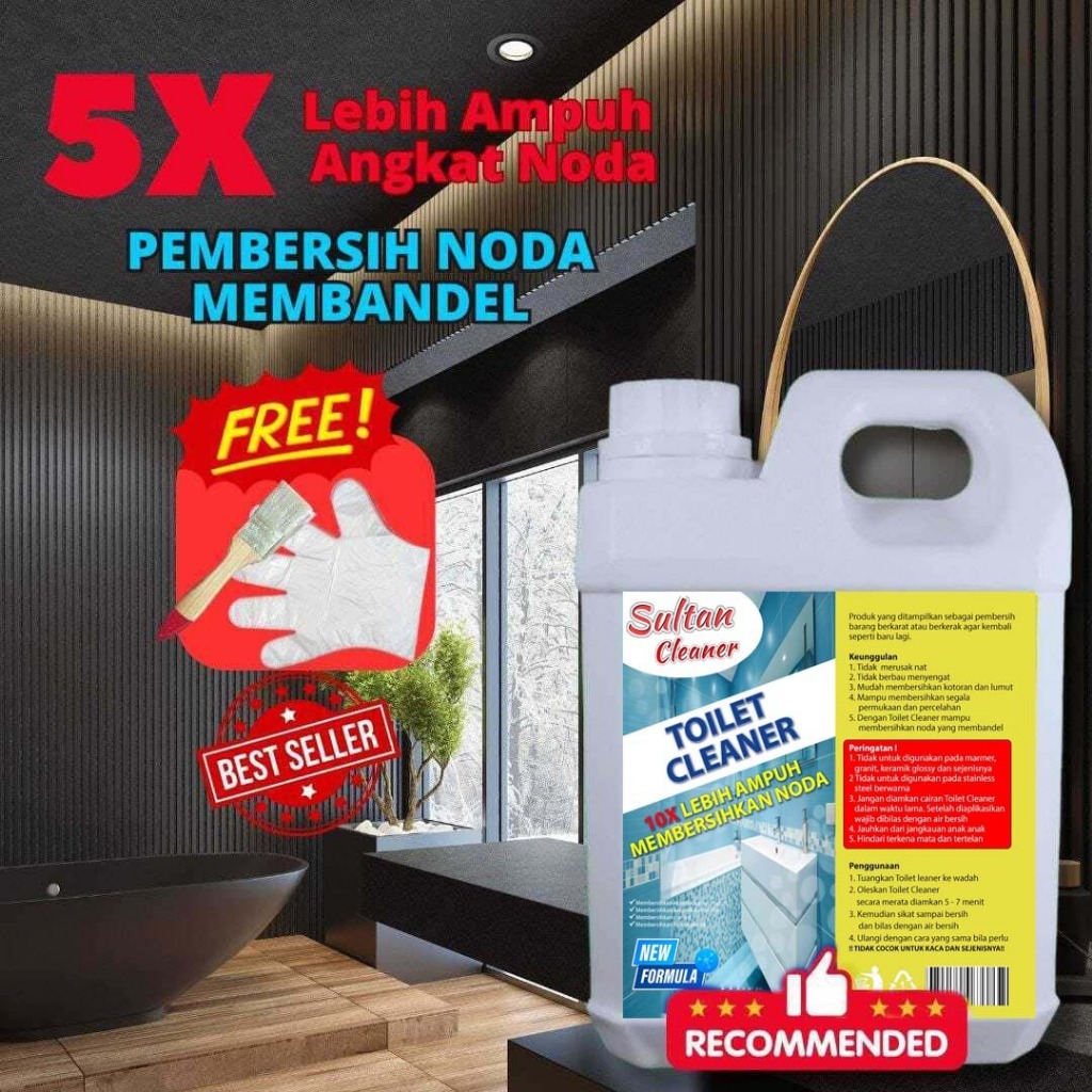 Jual Sultan Toilet Cleaner Premium Pembersih Lantai Kerak Kamar Mandi ...