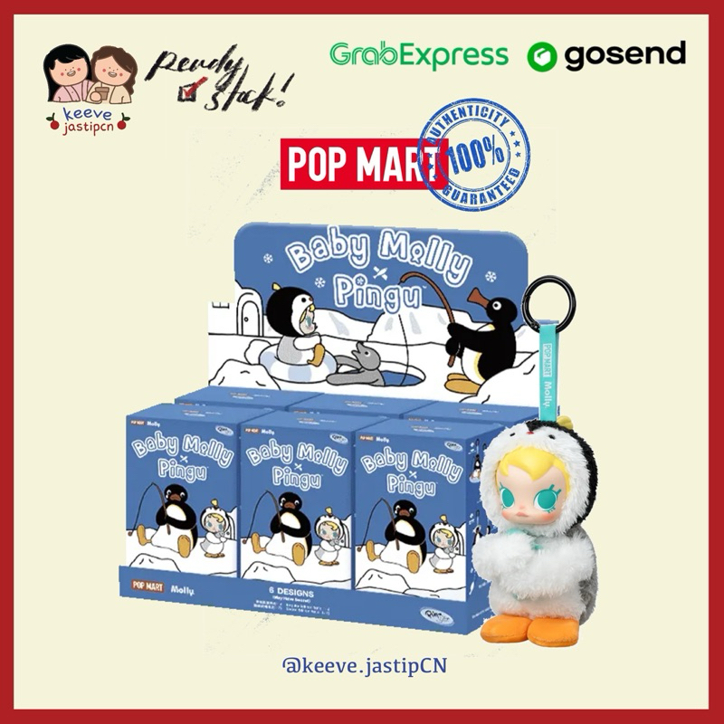 Jual POPMART BABY MOLLY X PINGU PENDANT PLUSH BLIND BOX | Shopee Indonesia