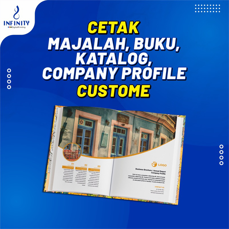 Jual CETAK MAJALAH, BUKU, KATALOG, COMPANY PROFILE CUSTOME Infinity ...