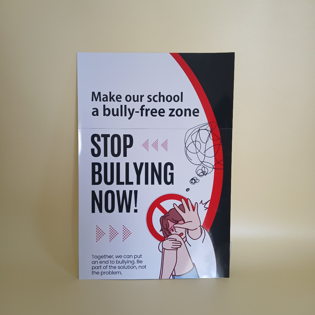 Jual Poster Stop Bullying Now - Poster Sekolah Aman Dari Bullying ...