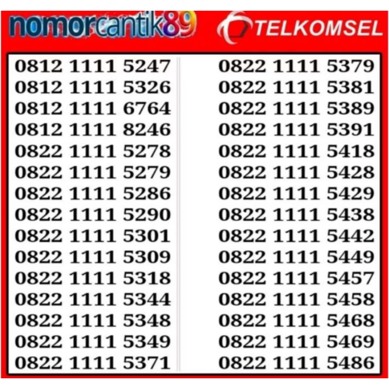 Jual kartu cantik 10 digit | Shopee Indonesia