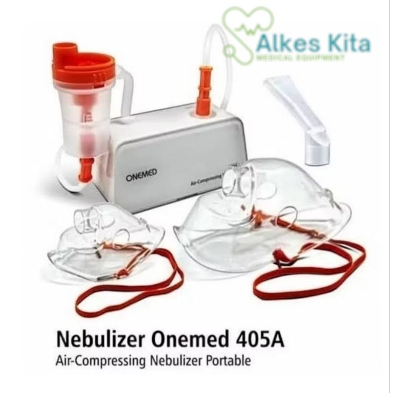 Jual Nebulizer Portable 450A Onemed // Alat Terapi Pernafasan // Alat ...