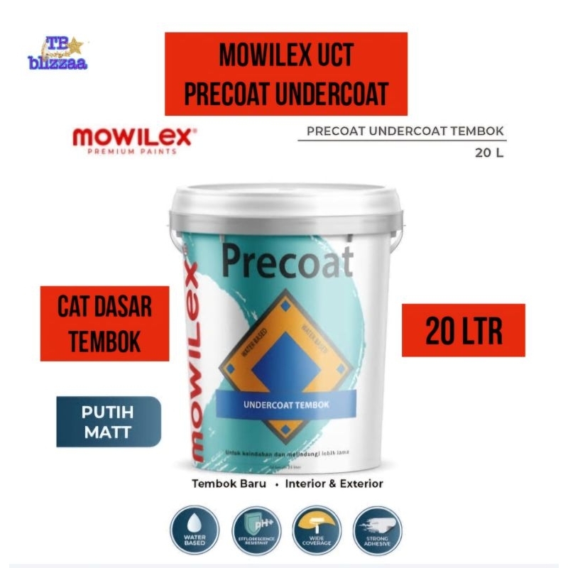 Jual Mowilex Precoat 20liter Mowilex Precoat UCT Interior Exterior ...