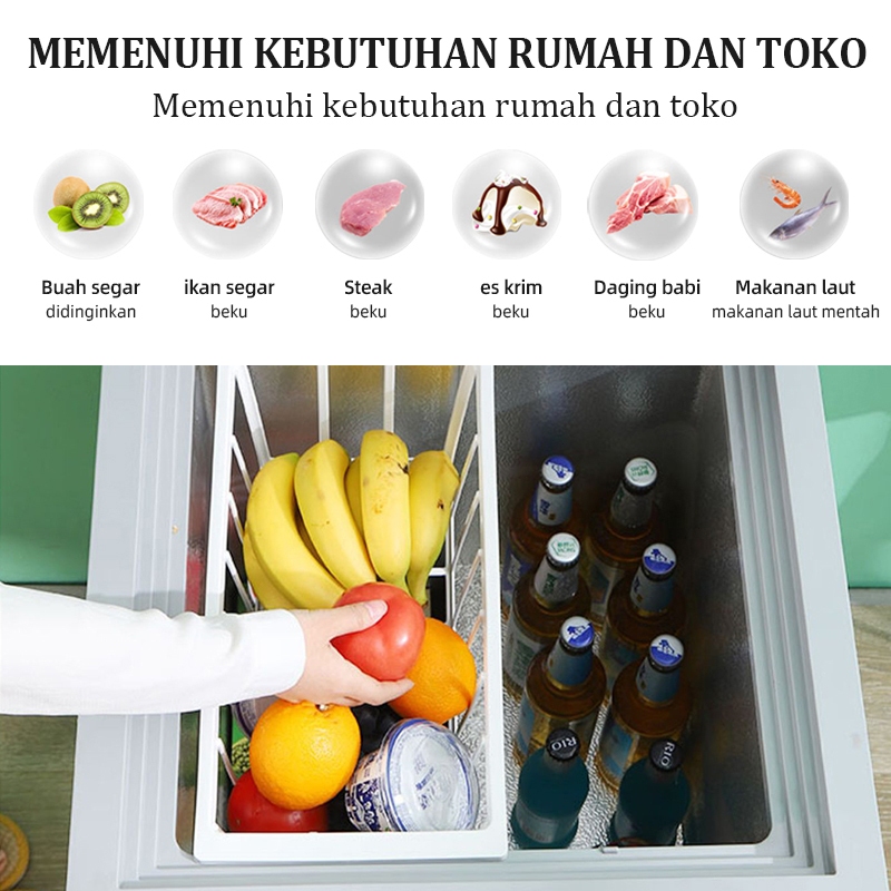 Jual LENODI Freezer Vertikal Freezer 228 liter berpendingin penuh dan ...