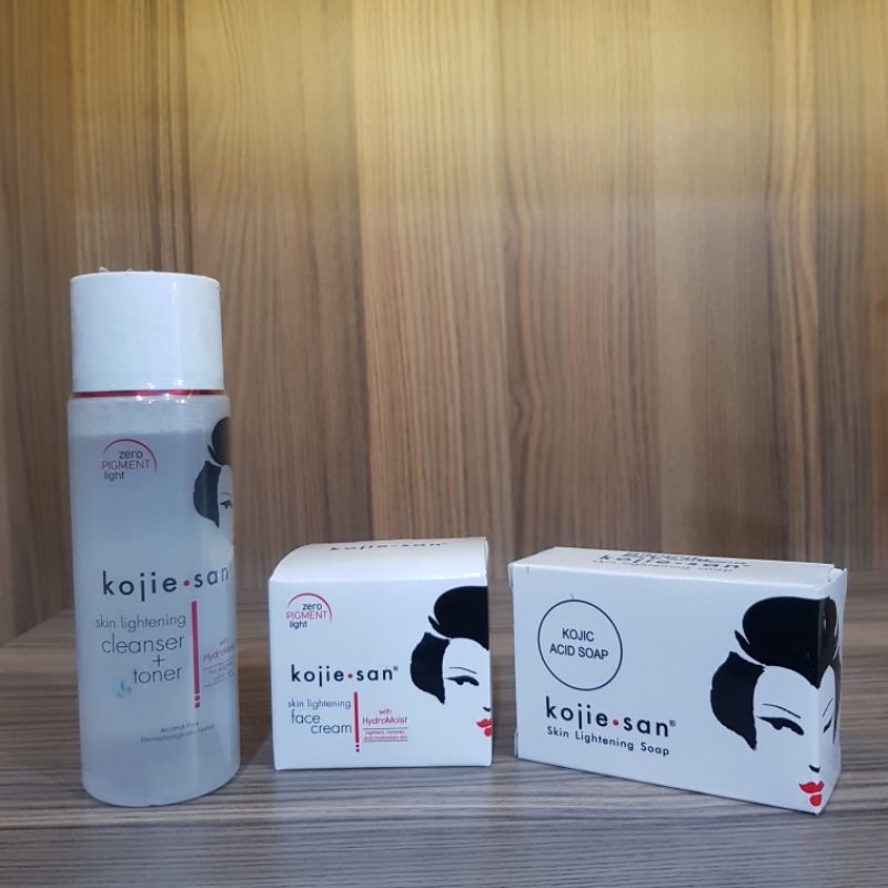 Jual [ KOJIESAN ] Lightening Paket 3 Macam (Cream + Sabun 65gr + Toner ...